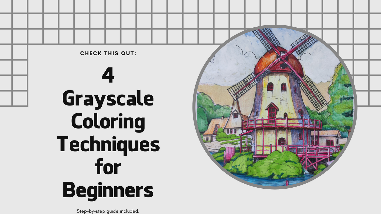 4 Grayscale Coloring Techniques for Beginners – Trending Coloring