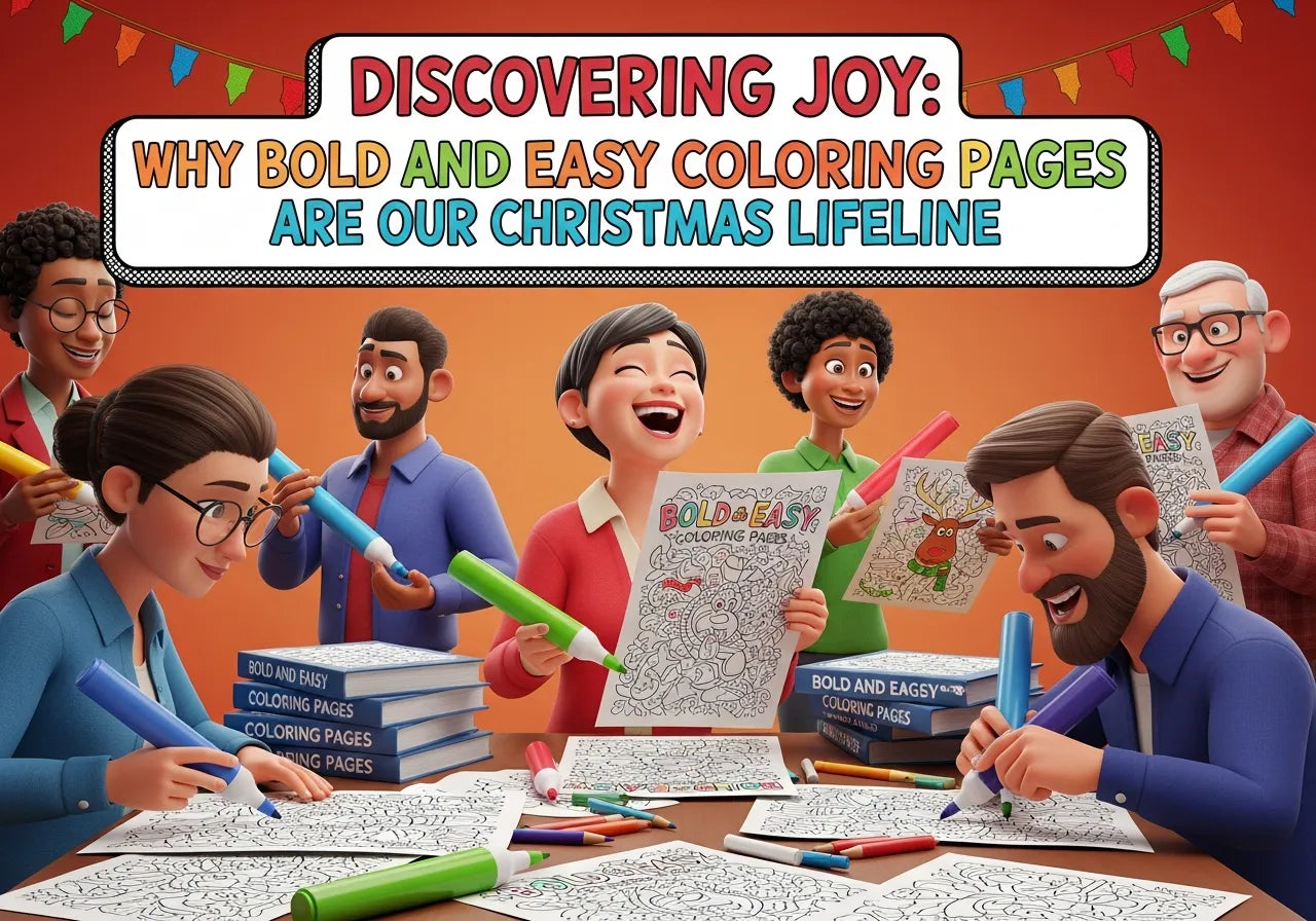 Discovering Joy: Why Bold and Easy Coloring Pages Are Our Christmas Li ...