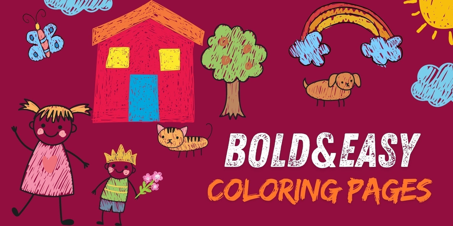 Bold and Easy Coloring Pages For Fun and Relaxation – Trending Coloring