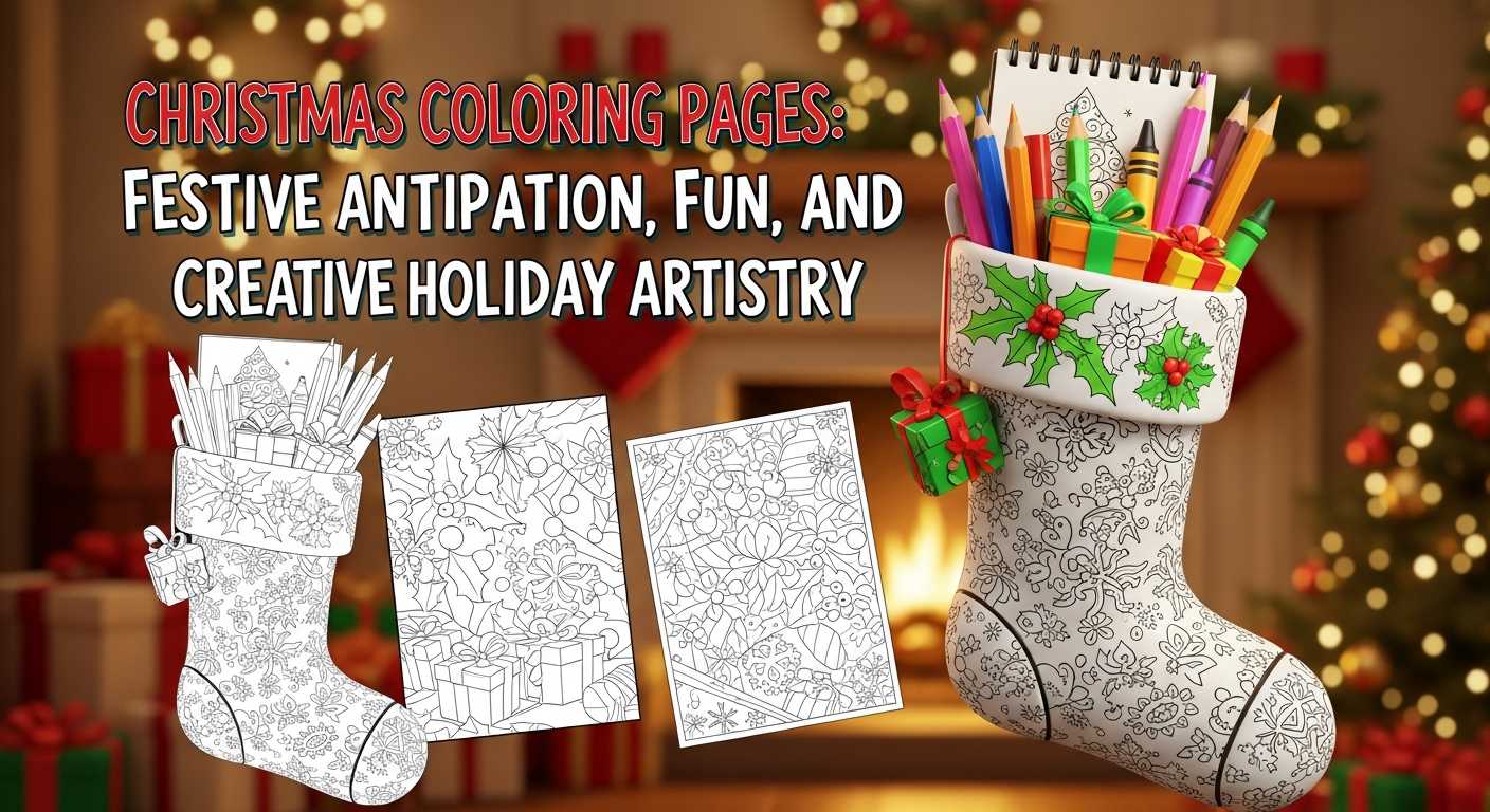 Christmas Coloring Pages Stockings: Festive Anticipation, Fun, and Cre ...