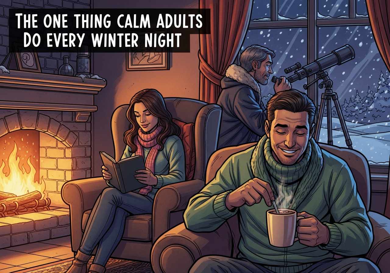 The One Thing Calm Adults Do Every Winter Night – Trending Coloring