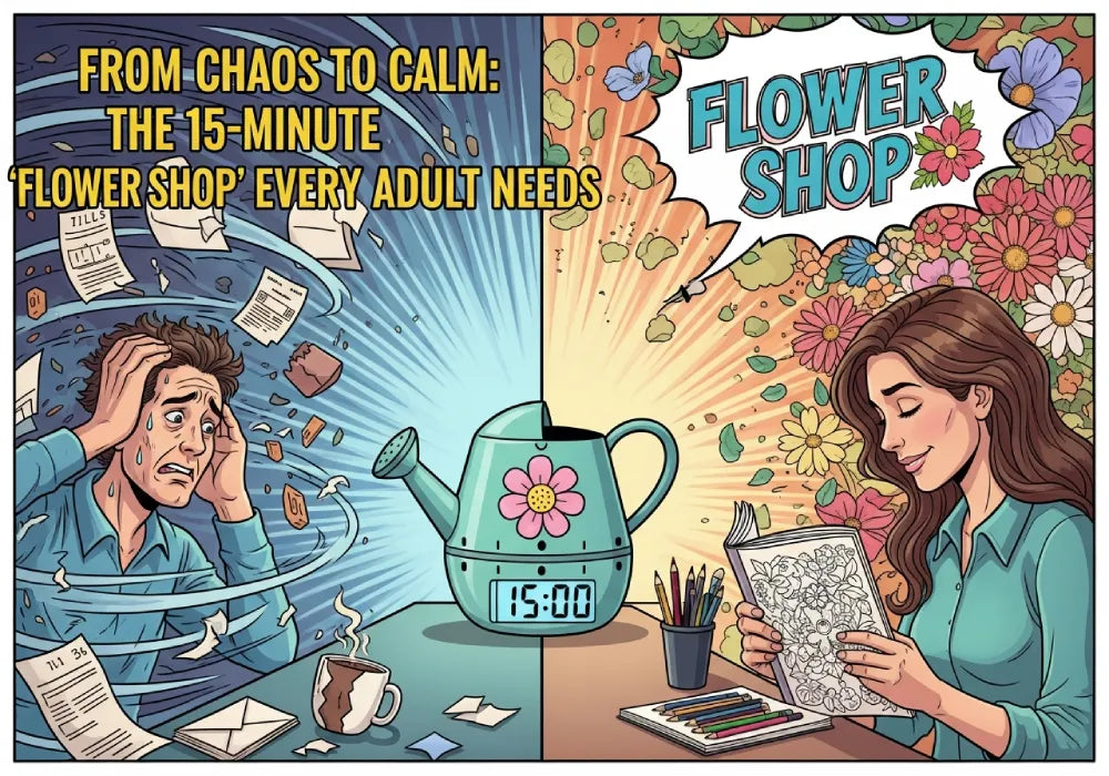 From Chaos to Calm: The 15-Minute "Flower Shop" Reset Every Adult Need ...