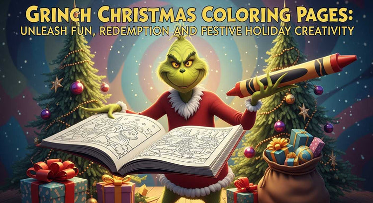Grinch Christmas Coloring Pages: Unleash Fun, Redemption, and Festive ...
