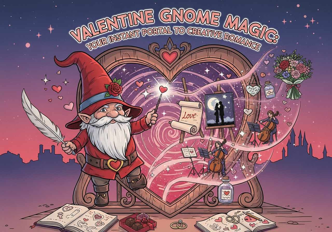 Valentine Gnome Magic: Your Instant Portal to Creative Romance ...