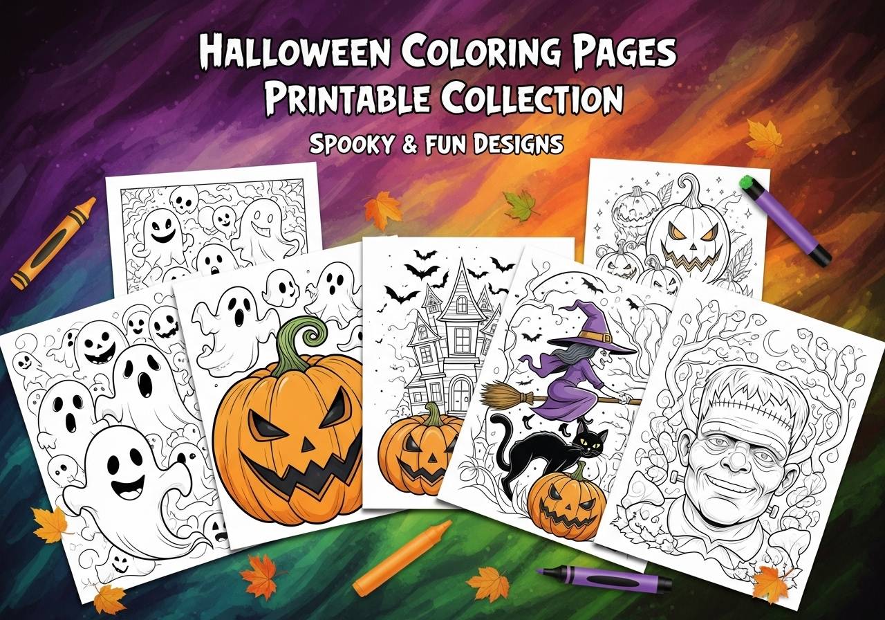 Halloween Coloring Pages Printable Collection – Trending Coloring