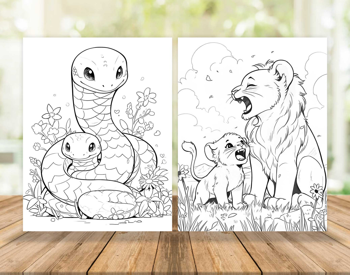 60 Adorable Families Coloring Pages - Instant Download - Printable PDF ...