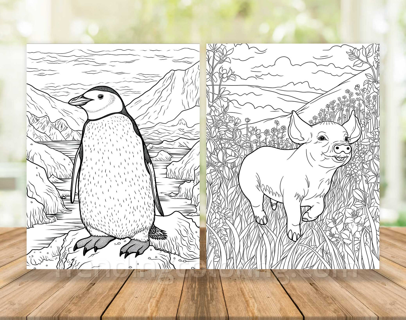 101 Amazing Animal Coloring Pages - Instant Download - Printable ...